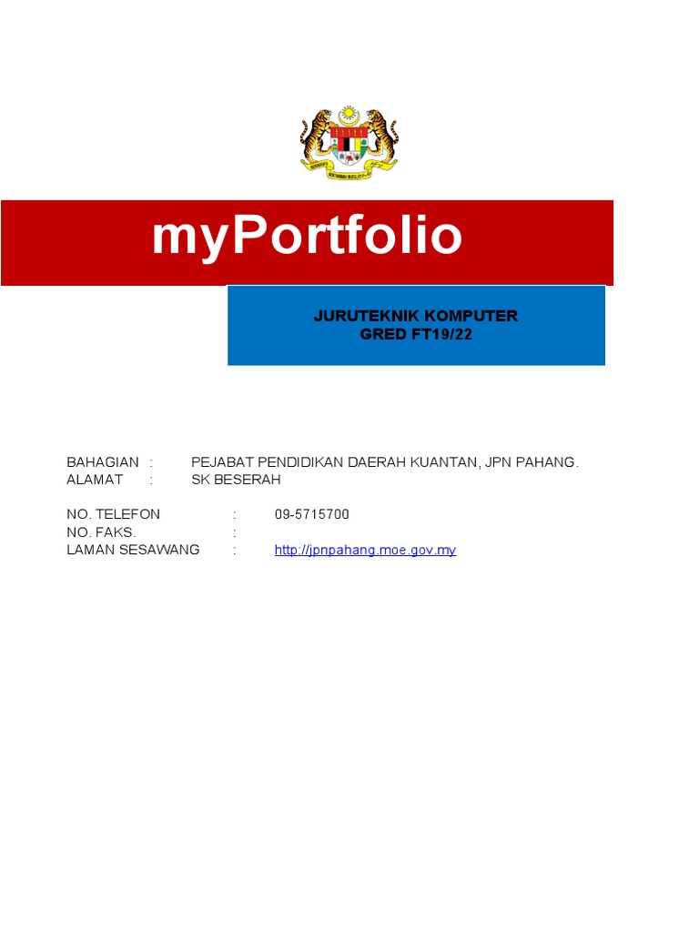 MYpotfolio jtk-1 | PDF