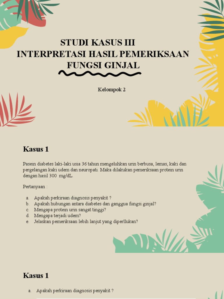 A3 - PPT Studkas Ginjal | PDF