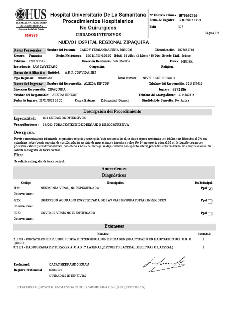Hc. 1075652766 | PDF | Enfermedades y trastornos | Ciencias de la Salud