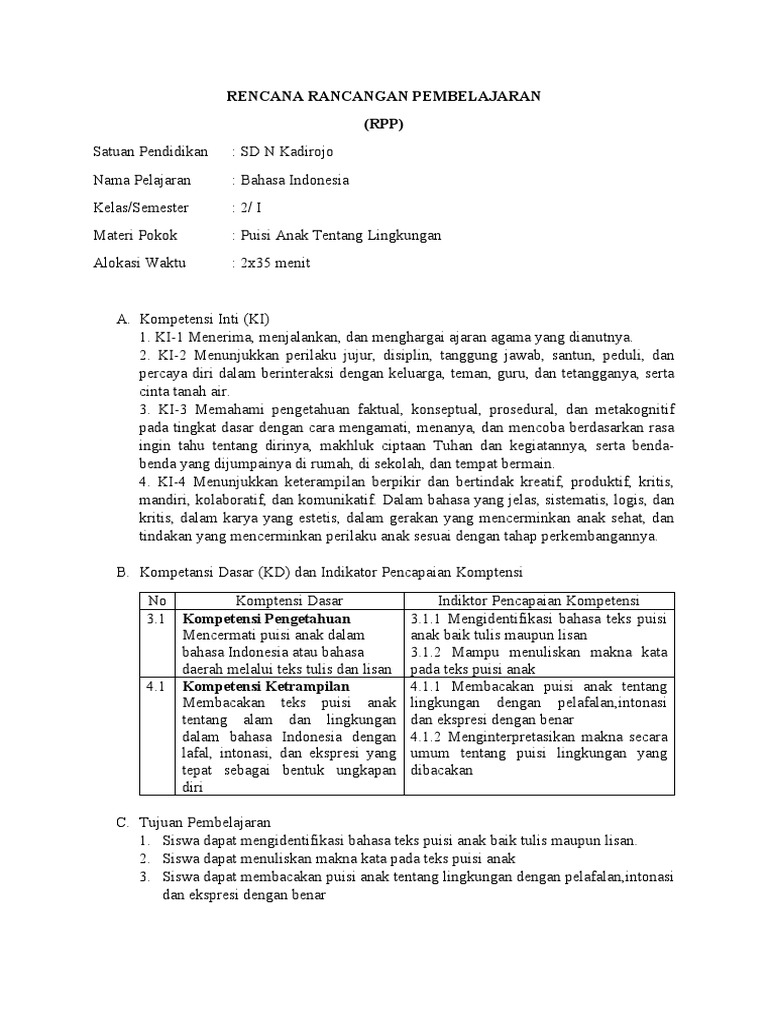 RPP Model Pembelajaran Inovatif | PDF