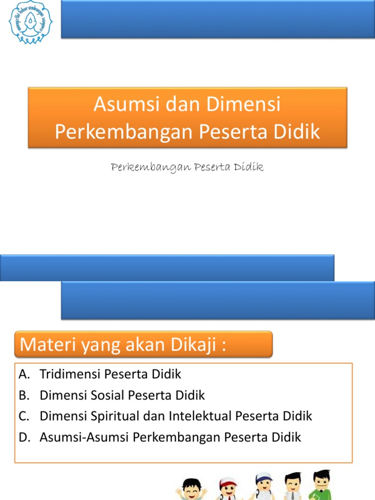 Asumsi Dan Dimensi Perkembangan Peserta Didik-Dikonversi | PDF | Karier & Perkembangan ...