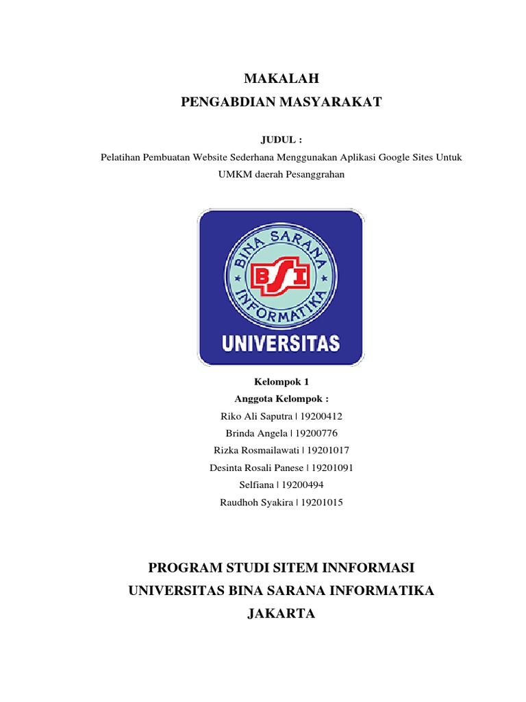 K3lompok 1 Psi | PDF