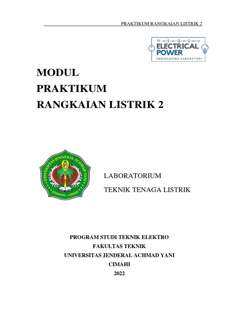 Modul Rangkaian Listrik 2 | PDF