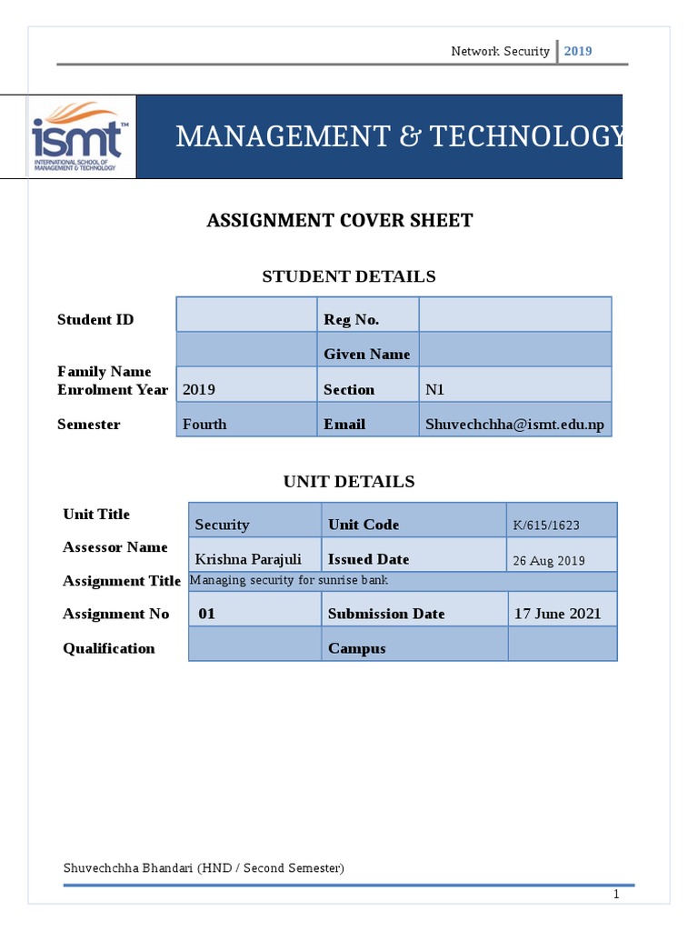 Security Assignment Final | PDF | Security | Computer Security