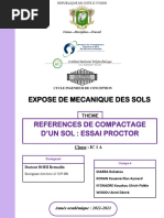 Essai Proctor : Compactage et Optimisation | PDF | Ingénierie civile ...
