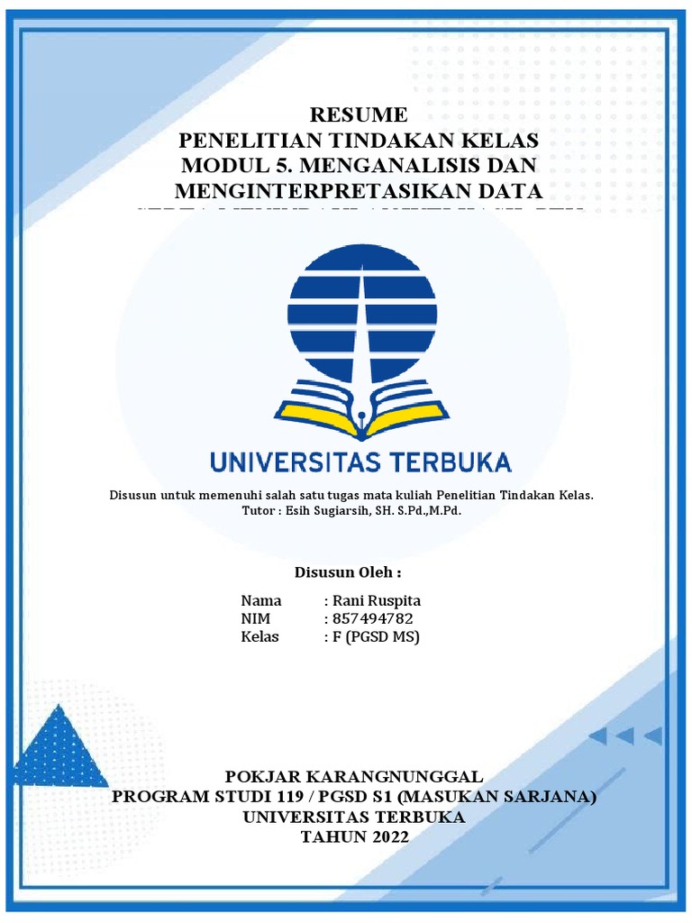 Rani Ruspita - Tugas PTK Modul 5 | PDF