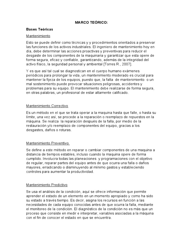 MARCO TEORICO Del Trabajo Final Avancew | PDF | Planificación | Programación de computadoras