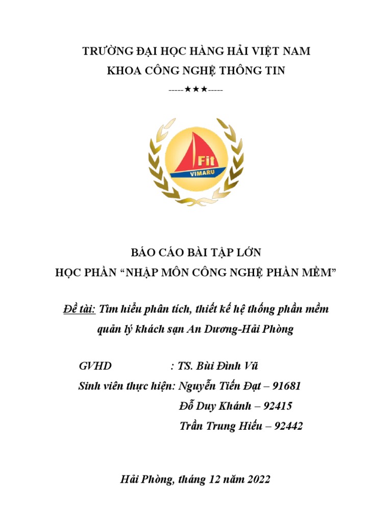 BTL NhapMonCNPM | PDF