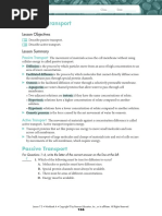 Cellular - Transport - Study - Guide - Answer Key | PDF | Osmosis ...