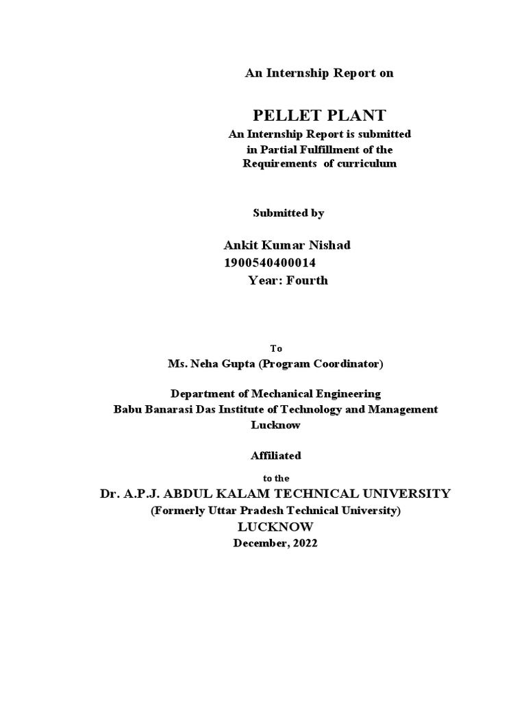 HAL Internship Report | PDF | Engineering | Design