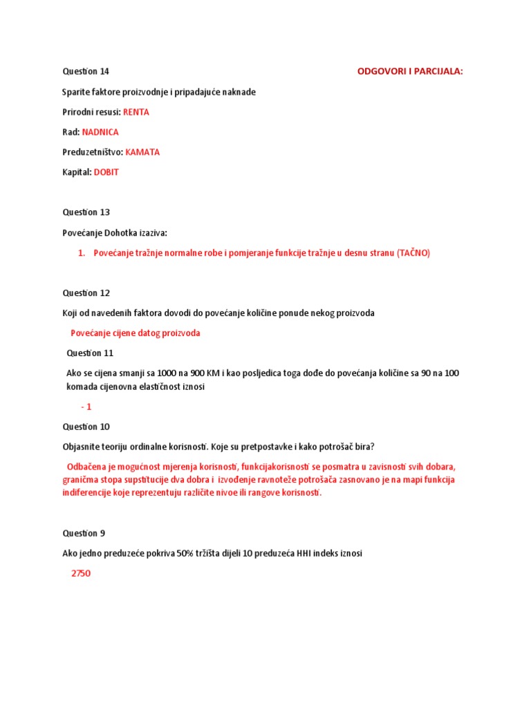 Skripta Za I. Parcijalu - NOVA VERZIJA | PDF