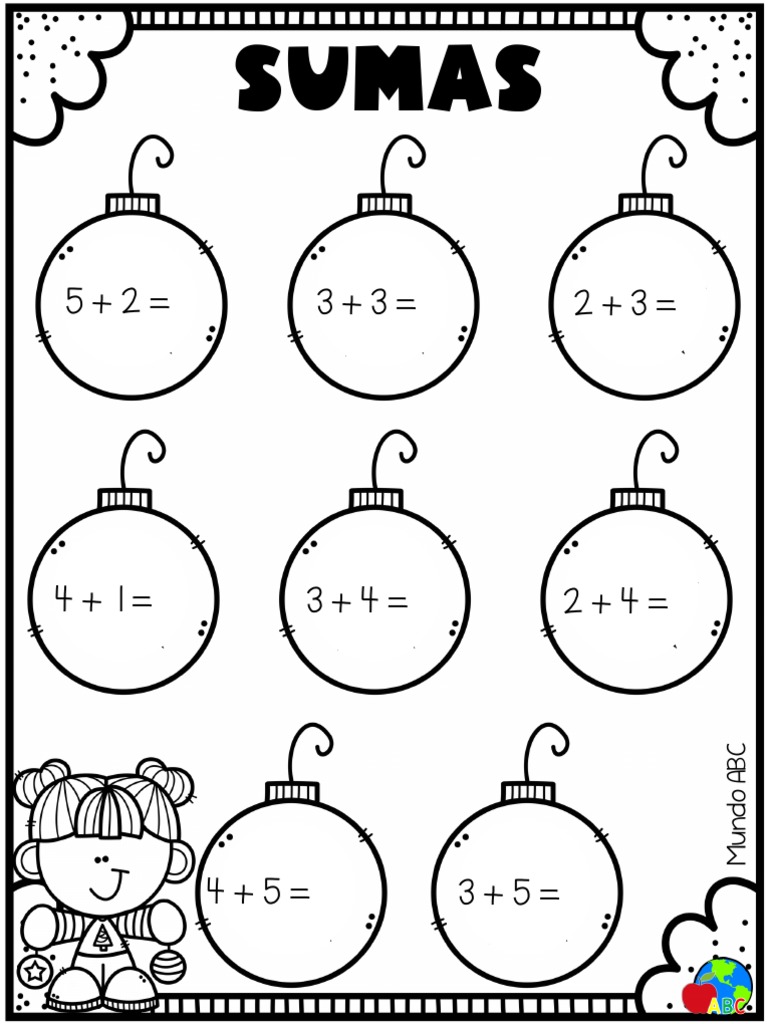 Sumas Navidad Hasta 3 Cifras | PDF