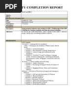 1st GPTA-ACTIVITY COMPLETION REPORT | PDF