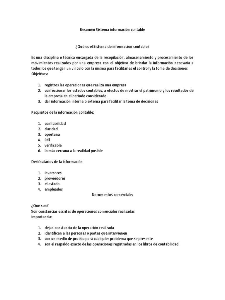 Resumen Sic | PDF | Contabilidad | Tarjeta de débito