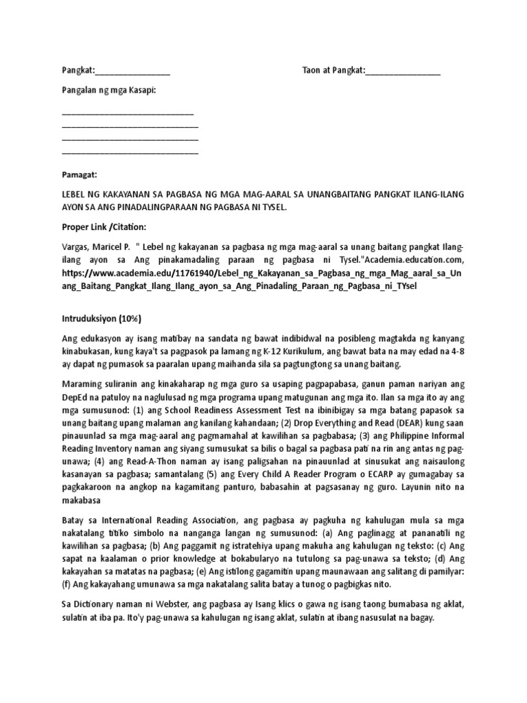 Suri Basa Format | PDF