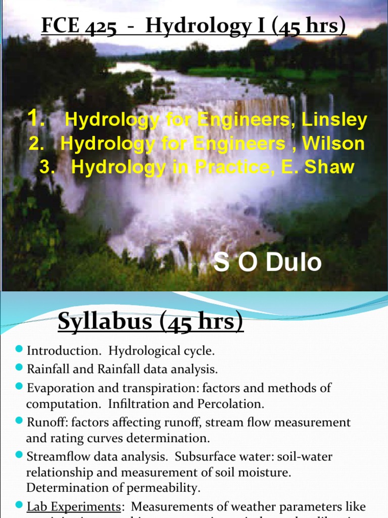 Module 1 - Hydrological Cycle | PDF | Hydrology | Water Cycle