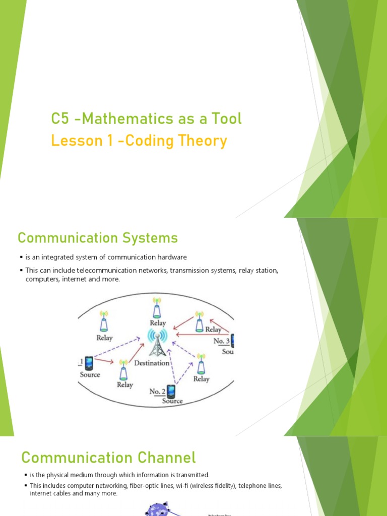 WK13a Coding Theory | PDF | Code | Error Detection And Correction