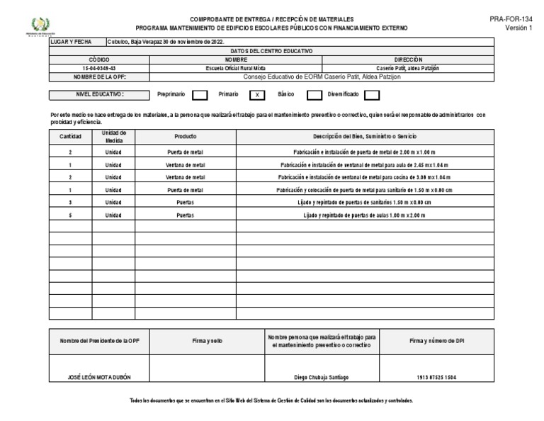 Formularios - Consolidados - PRA-For-85,86,87,88,89,90,91 Versión 5 ...