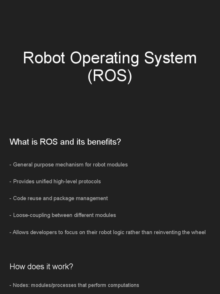 Robot Operating System (ROS) | PDF