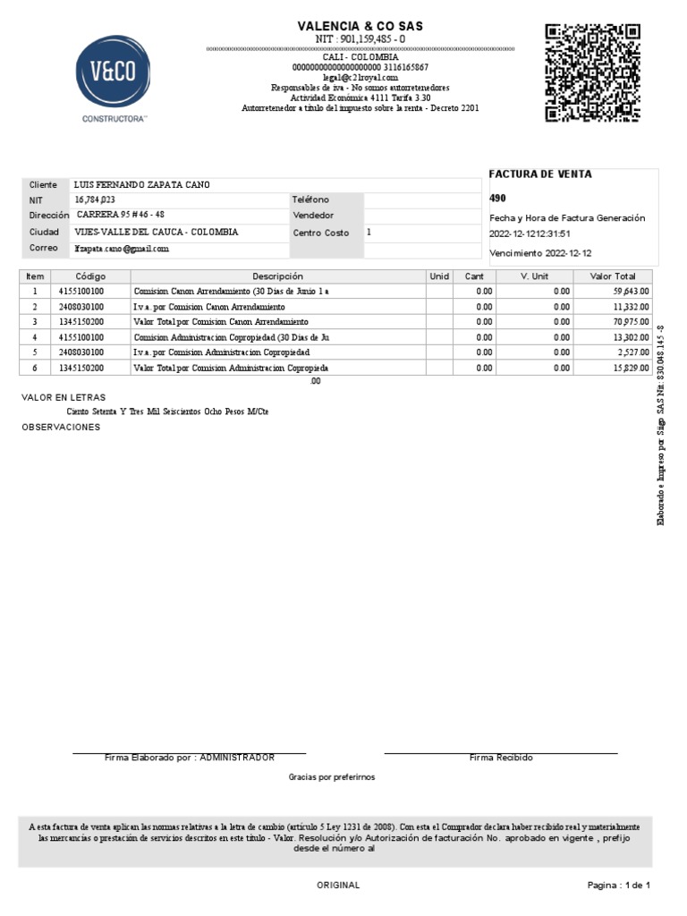 Factura Parqueadero | PDF | Economias | Gobierno