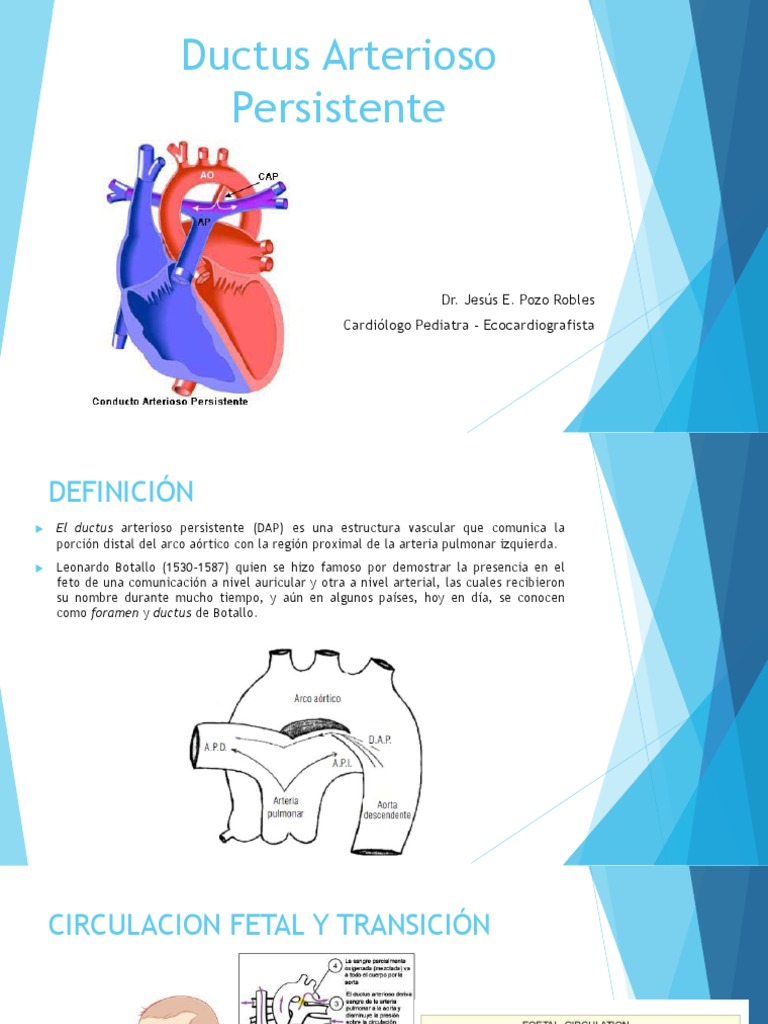 Ductus Arterioso Persistente | PDF | Insuficiencia cardíaca | Feto