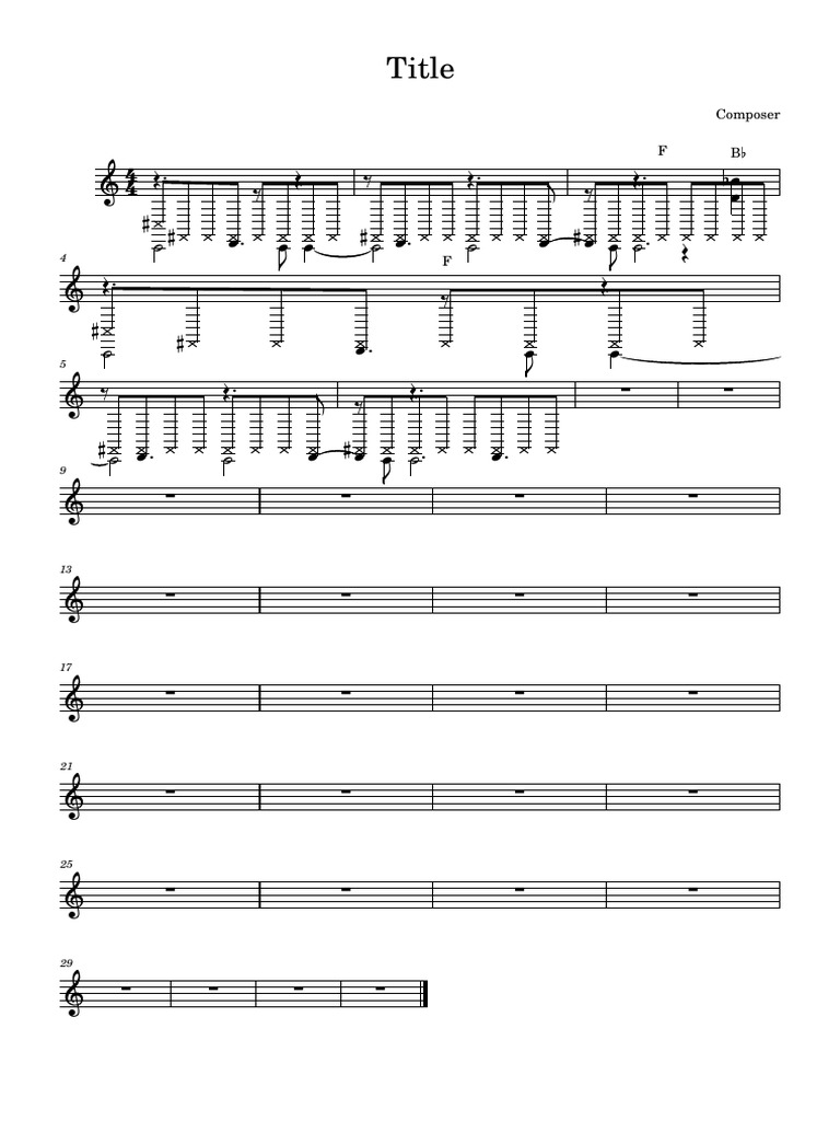 Title: Composer B F | PDF