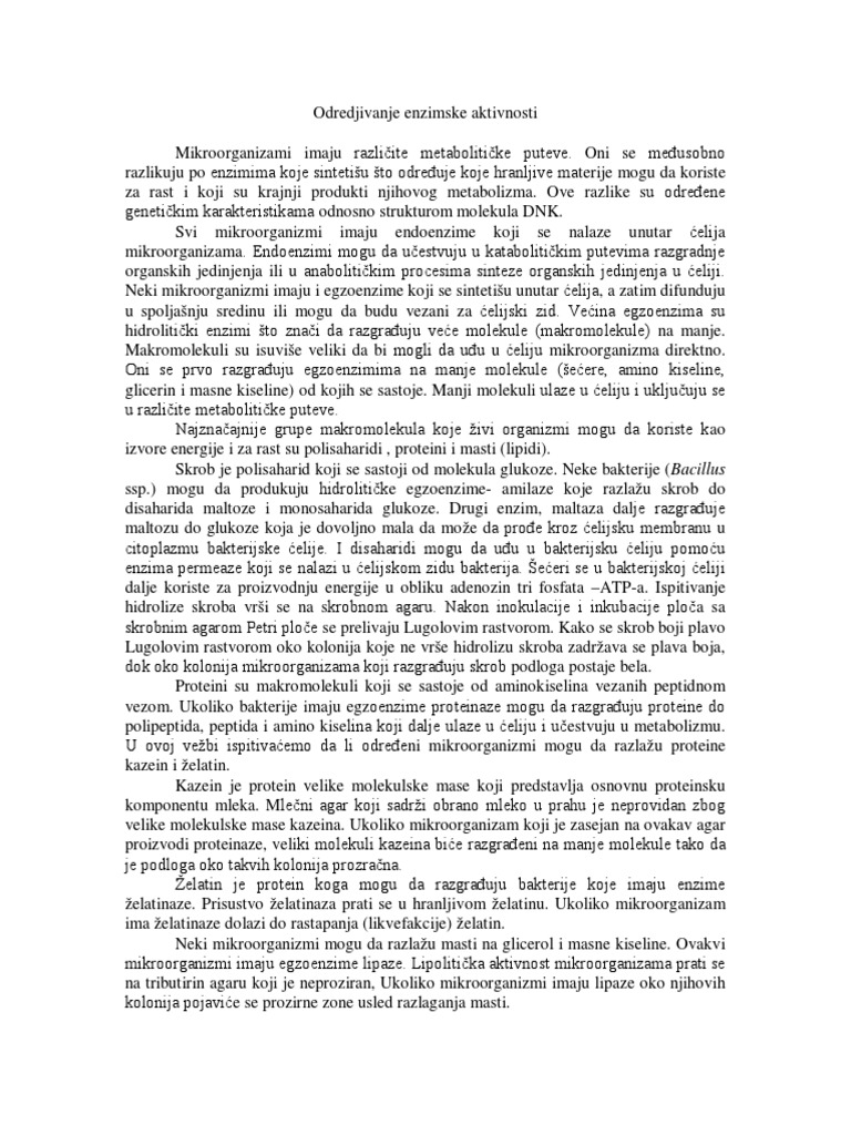Vežbe-Mikrobiologija Hrane | PDF