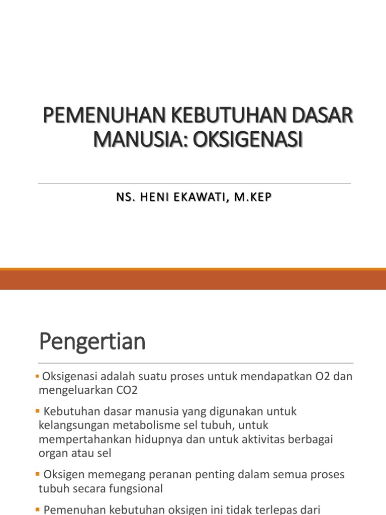 Konsep Dasar Oksigenasi | PDF