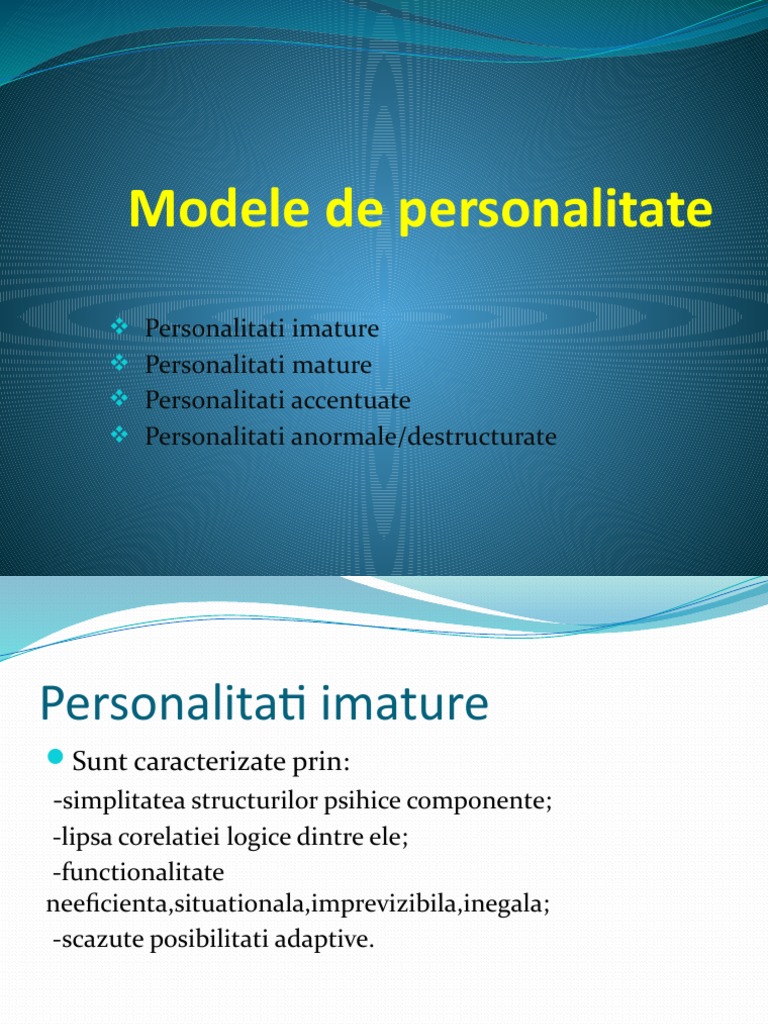 Modele de Personalitate | PDF