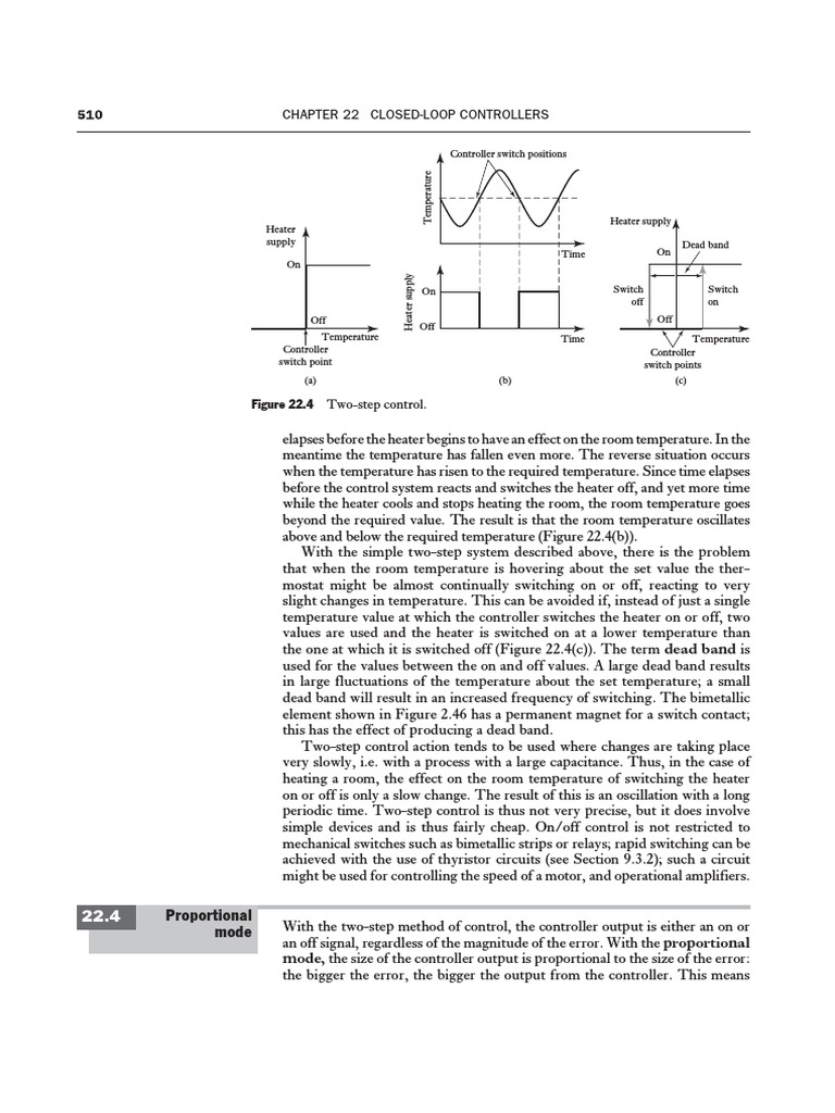 Chapter 22 Closed-Loop Controllers: Two-Step Control | PDF | Control ... Chapter 22 Closed-Loop Controllers: Two-Step Control | PDF | Control ...