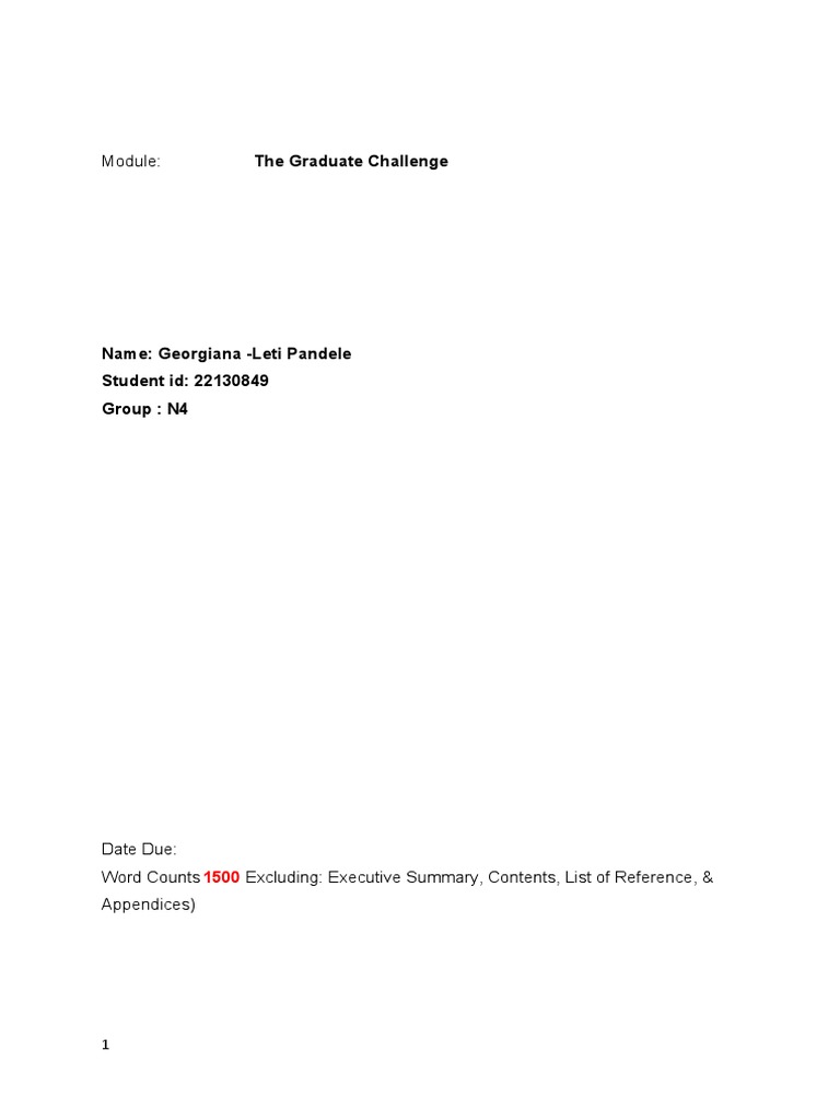 The Graduate Challenge | PDF | Communication | Emotional Intelligence