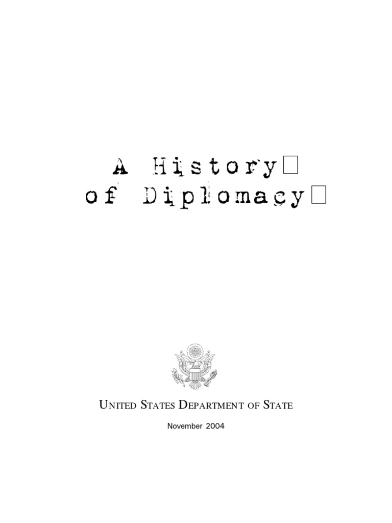 History of Diplomacy | PDF | Cold War | Foreign Policy Of The United States