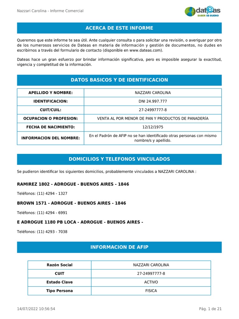 Nazzari Carolina | PDF | Argentina | Bancos