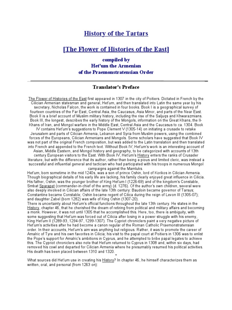 History of The Tartars | PDF | Religion And Belief