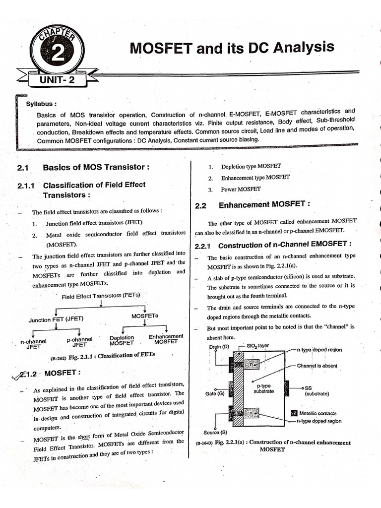 Mosfet Jfet Pdf
