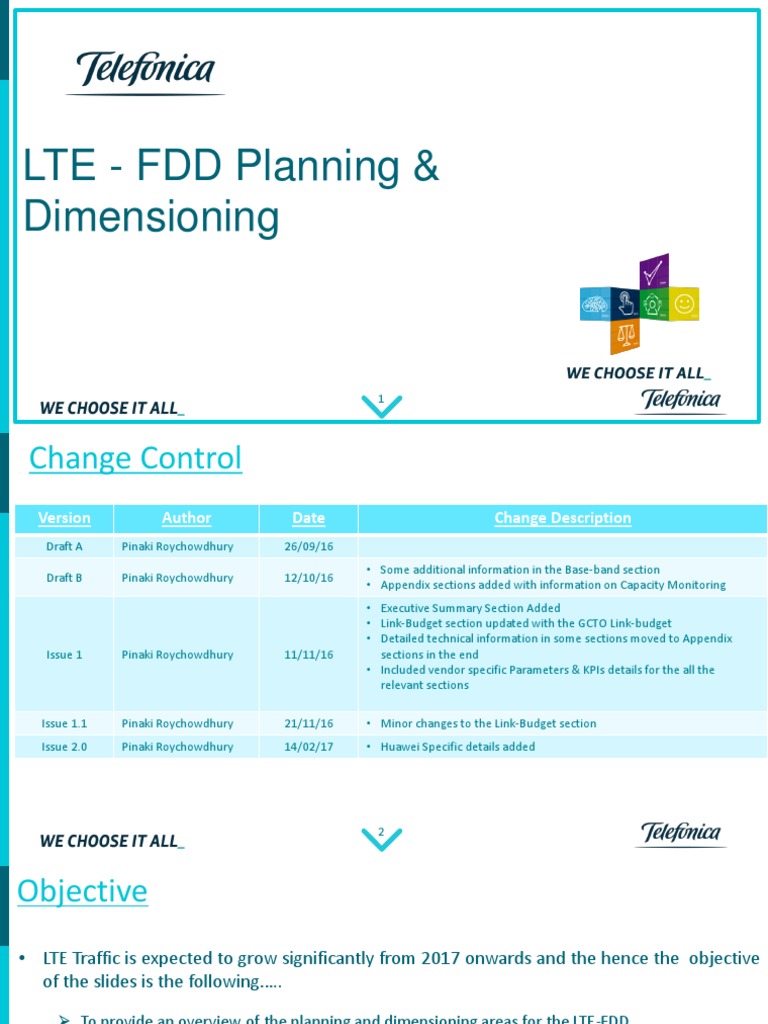 Lte Capacity Dimensioning And Planning Issue 2 0 Pdf Forecasting Lte Telecommunication