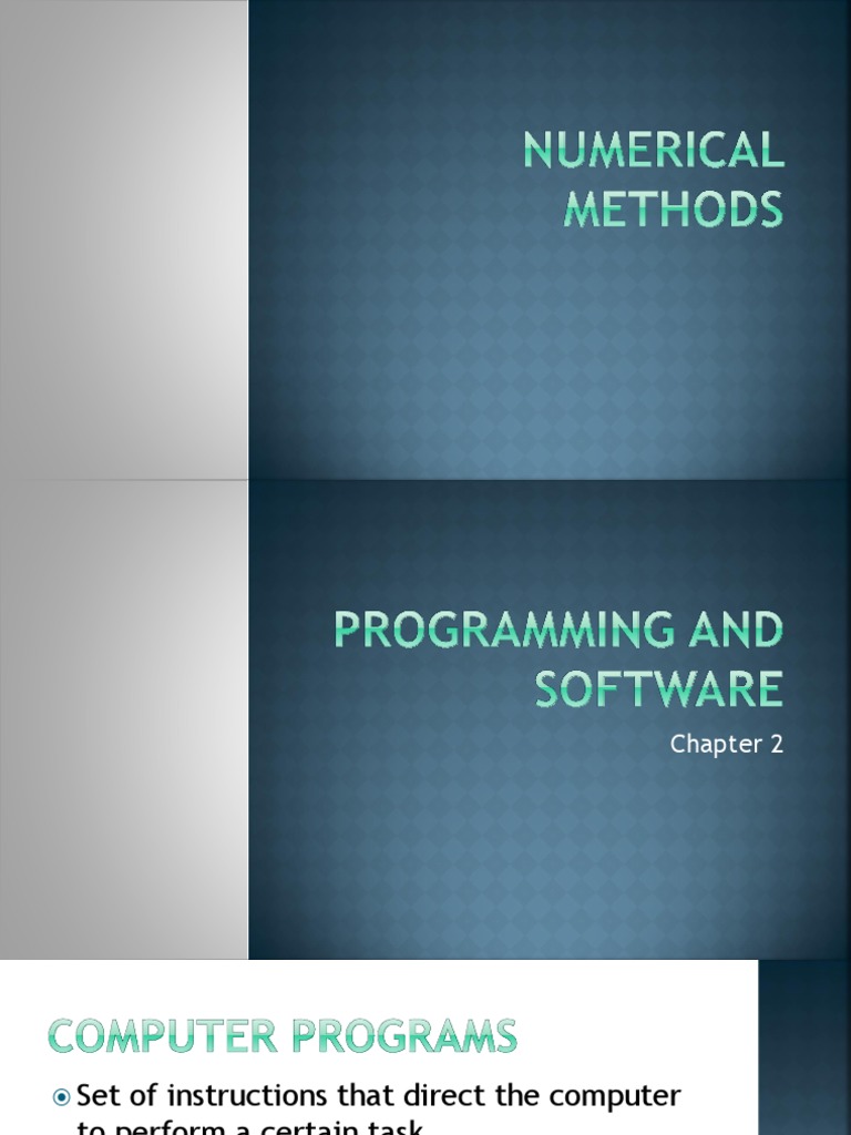 Chapter 3 Approximation and Round-Off Errors | PDF | Computer Program ...