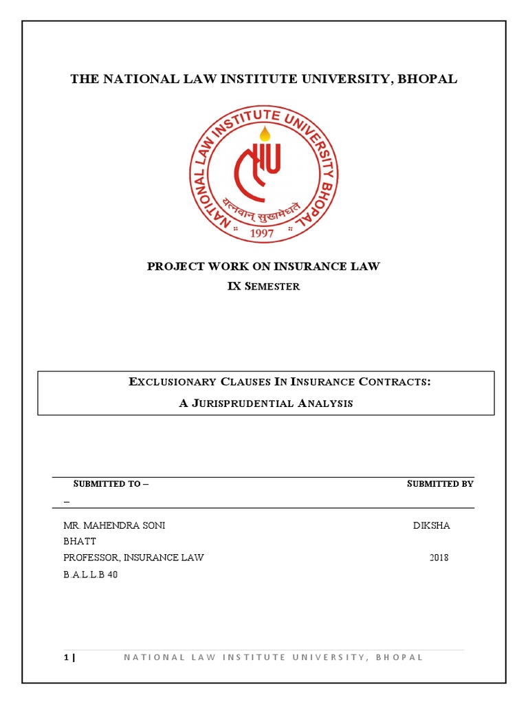 Insurance Law | PDF | Insurance | Insurance Policy