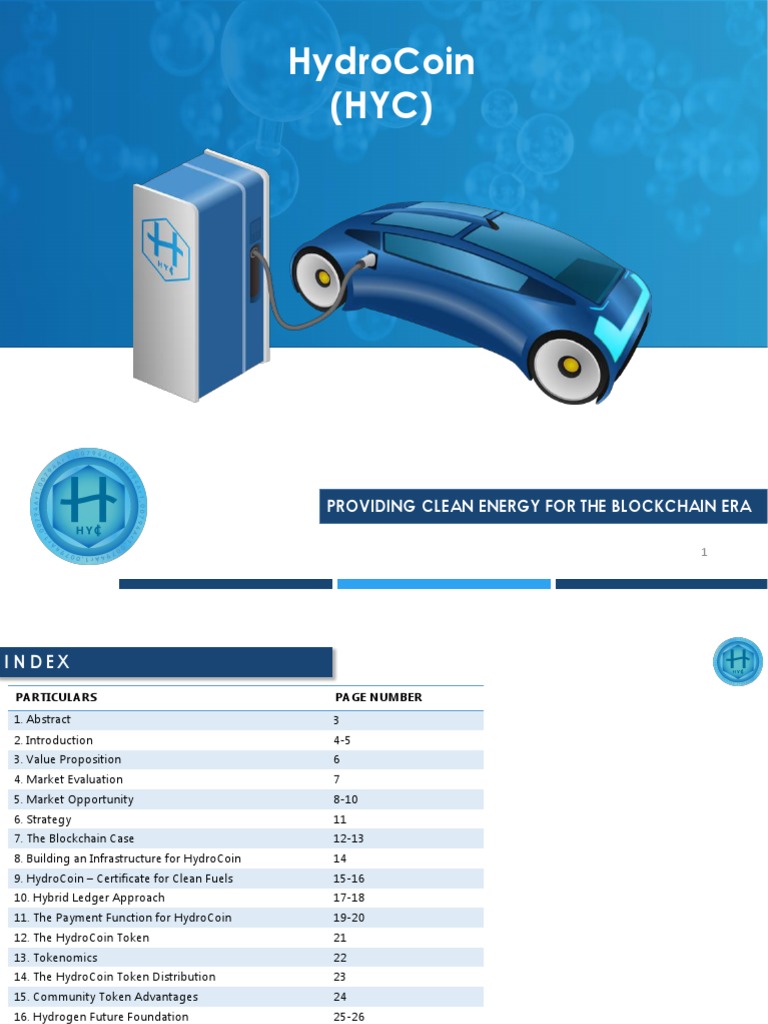 HydroCoin Whitepaper V2.2 | PDF | Electric Vehicle | Cryptocurrency