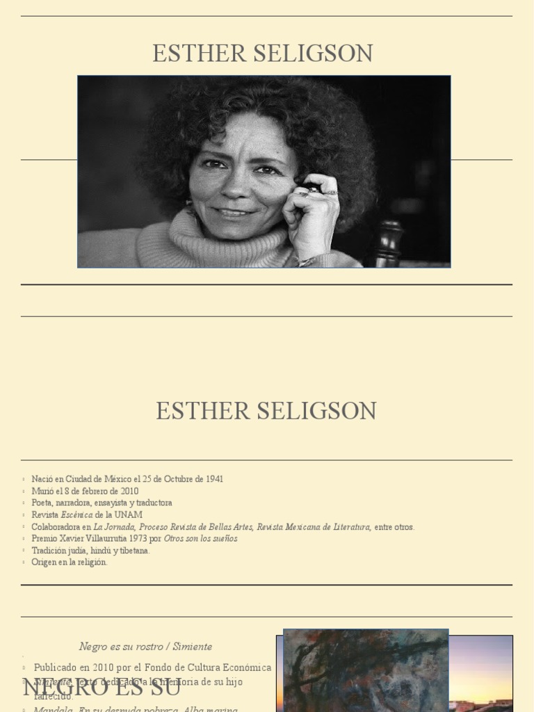 Esther Seligson | PDF