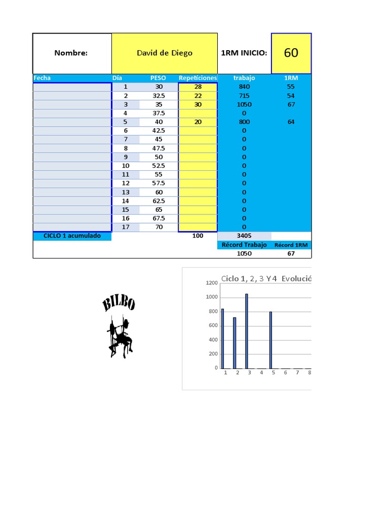 Progresion Bilbo Press Banca v15 | PDF