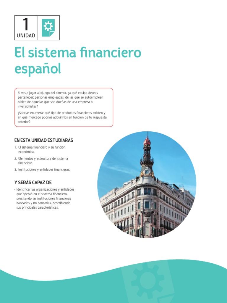 Sistema Financiero Español | PDF | Sistema financiero | Bancos