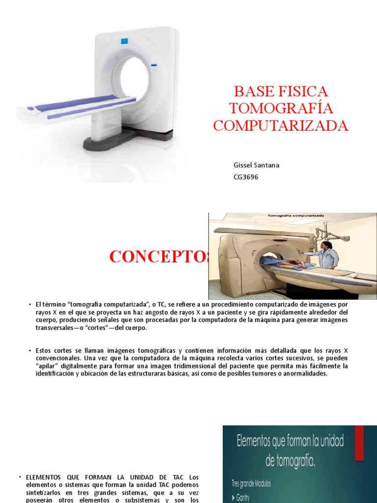 Bases Fisicas Tomografia Computarizada | PDF | Ct Scan | Rayo X