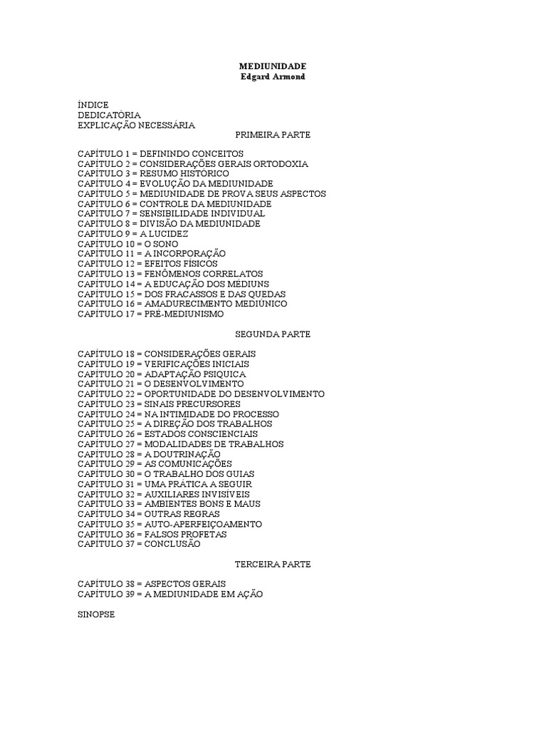 MEDIUNIDADE Edgard Armond 6 Cap | PDF | Mediunidade | Espiritismo