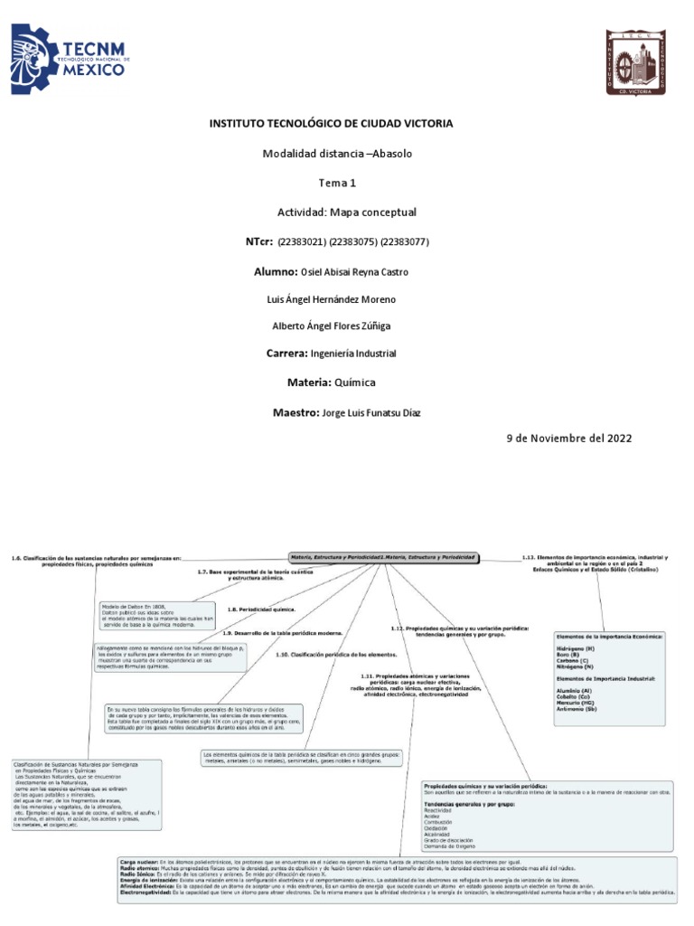 Mapa Conceptual Tema 1 | PDF