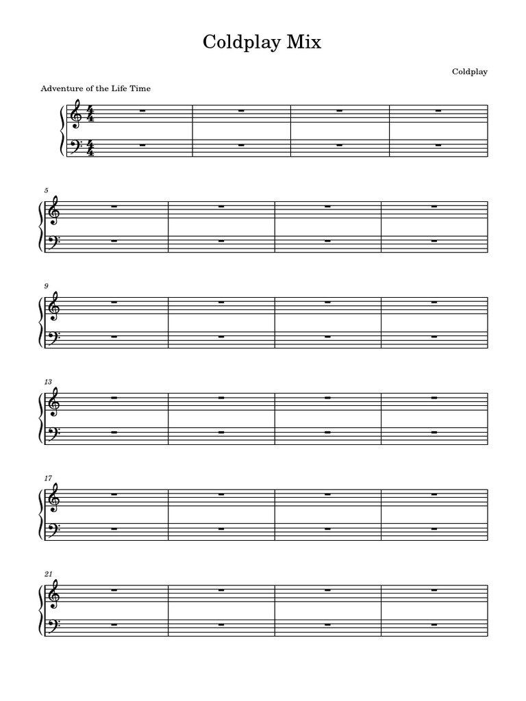 Coldplay Mix | PDF
