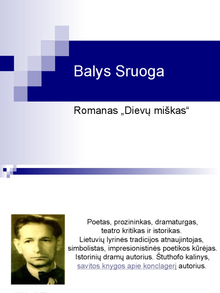 Balys Sruoga Dievu Miskas Mano | PDF
