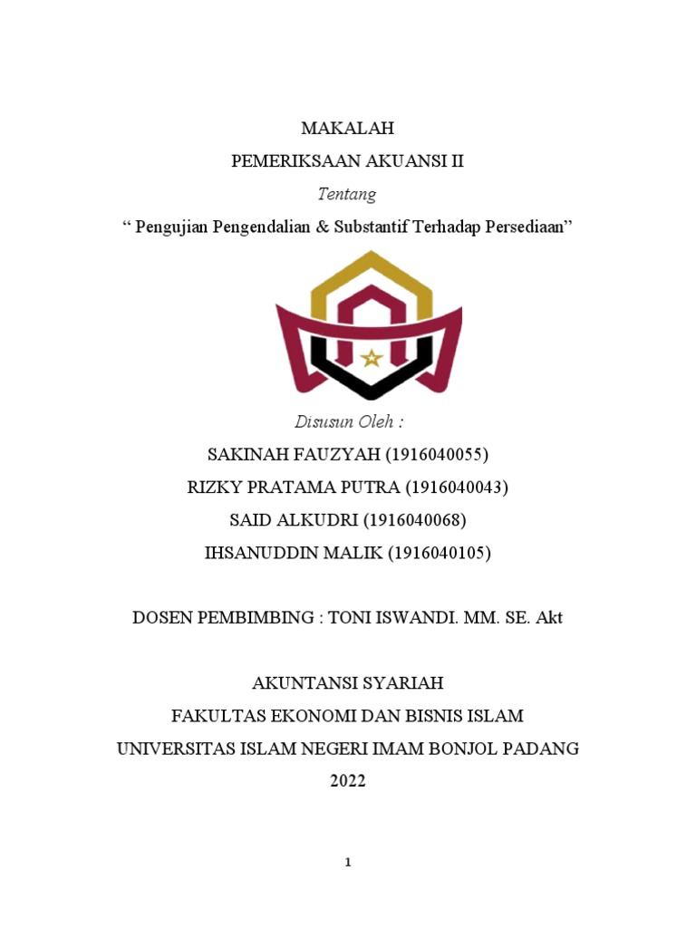 MAKALAH Audit Kelompok 5 | PDF