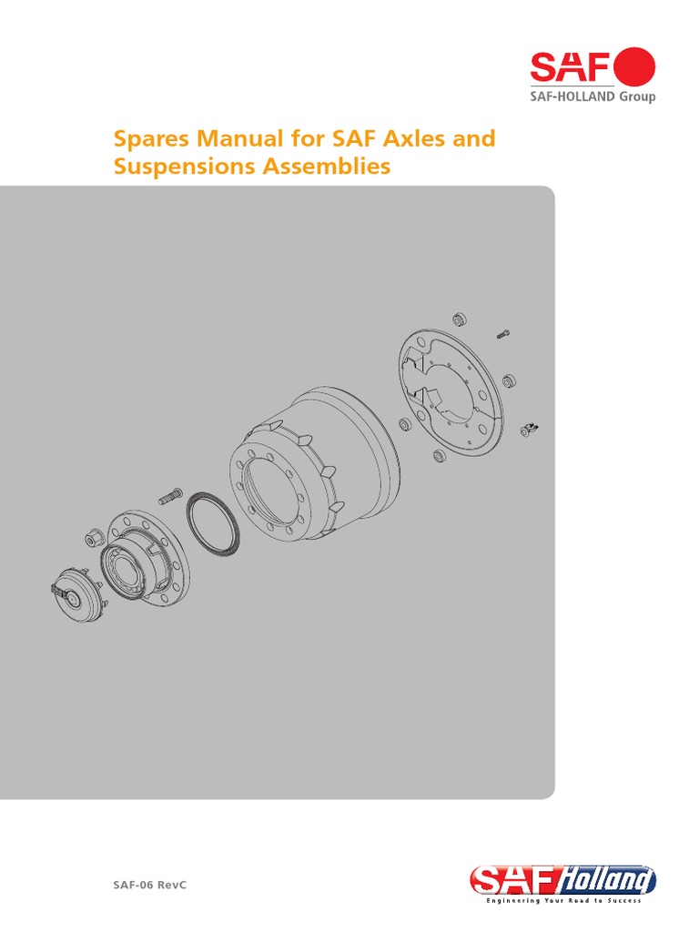 SAF 06c SparesManual SAFaxles SuspensionAssemblies en AU | PDF | Axle ...