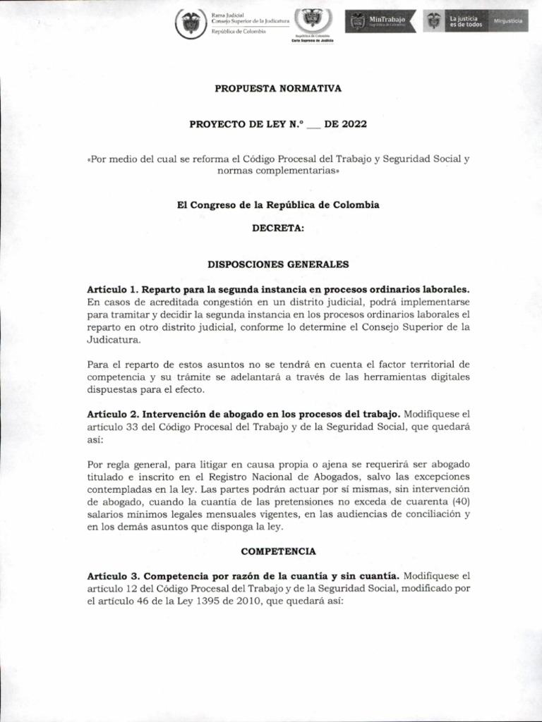 PL 360-22 - Reforma Cptss | PDF